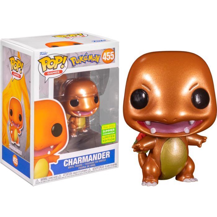 Charmander # 455 Funko Pop 2022 Summer Convention Exclusive | Shopee ...