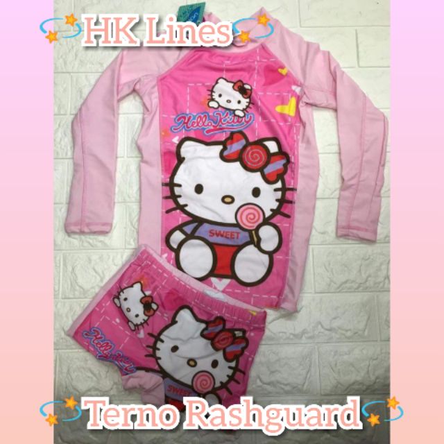SALE !character Terno SanRio Hello kitty long sleeve and short ...
