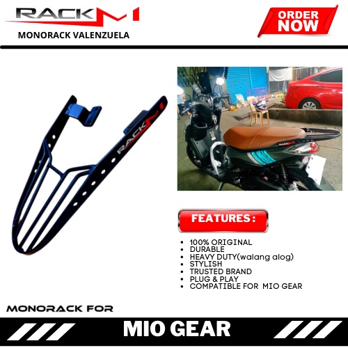 Rackm Monorack motor bracket for Mio Gear-ORIGINAL MONORACK top box ...