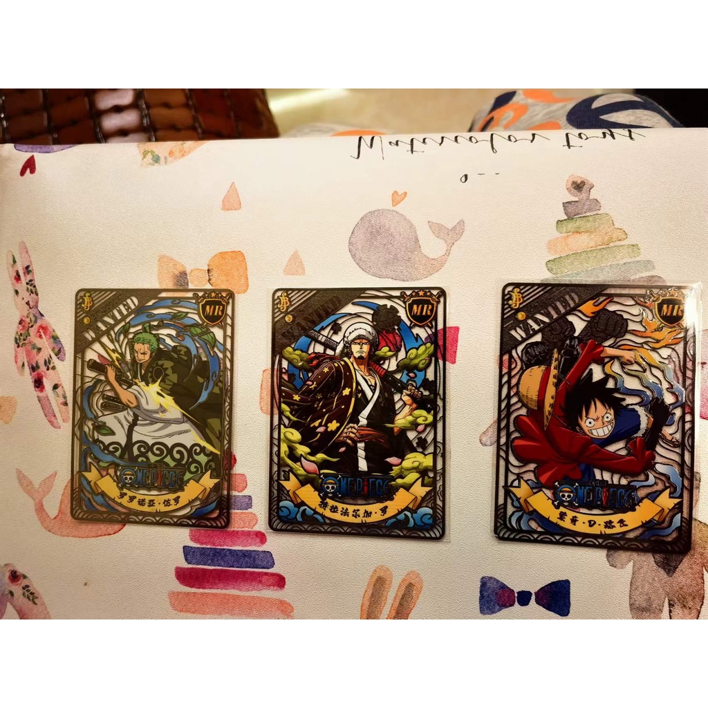 [One Piece Metal Card] Card Action One Third Bomb Black Pink Luffy ...