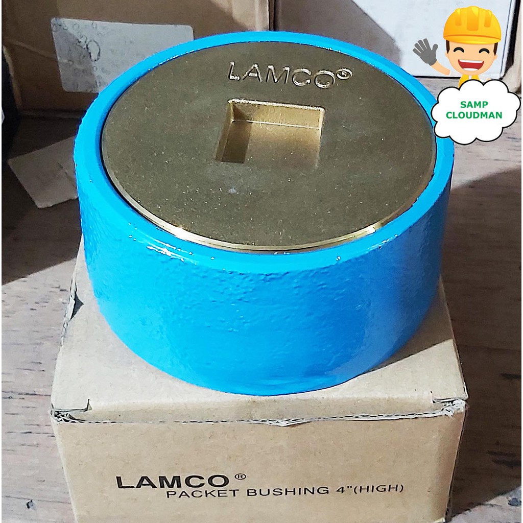 Lamco Brass Packet Bushing 4" High or Low Clean Out Solid Brass PER ...