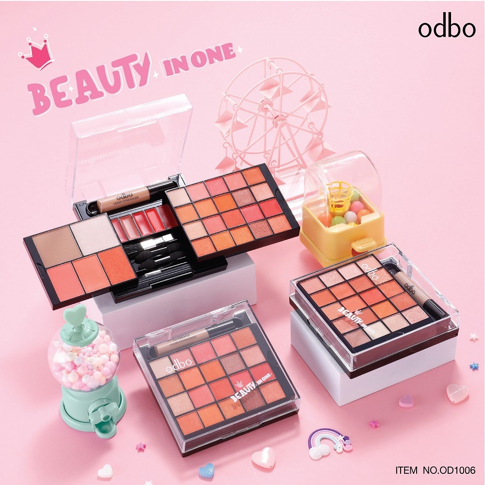 Makeup Set ODBO BEAUTY IN ONE IN OD1006 | Shopee Philippines