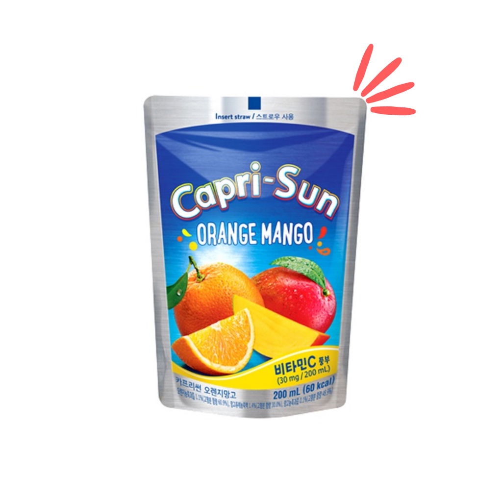 Capri Sun Juice Drink 200ml ( Alaska Ice tea , Apple , Safari , Orange ...