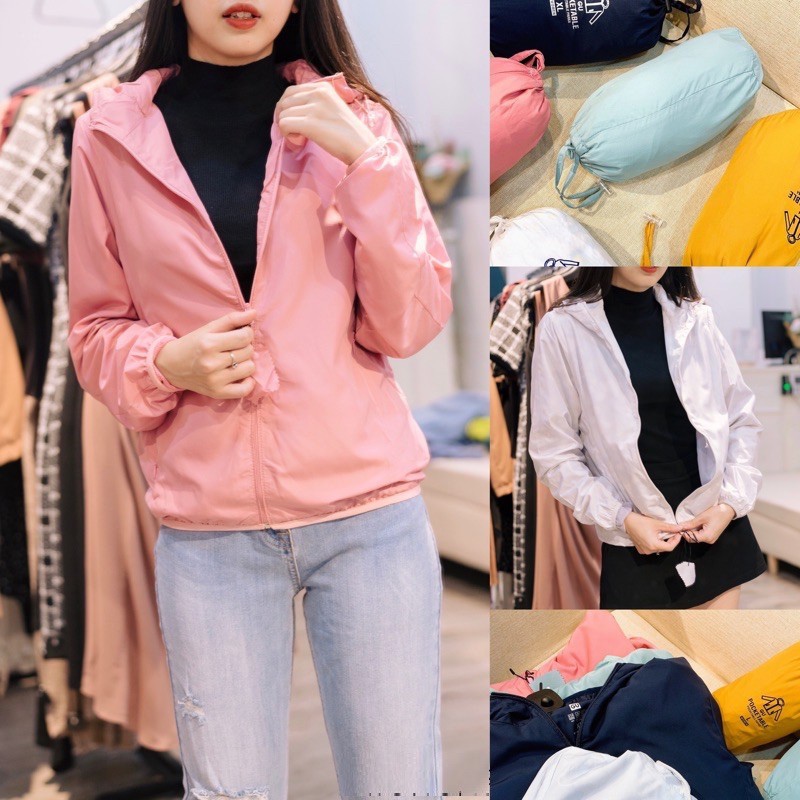 Women's Windbreaker 2 Layers of Windproof Fabric, Windproof Mesh Lining ...