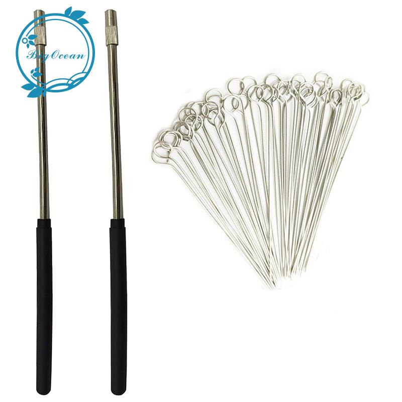 2PCS Reusable Inoculating Loop Holders with 50Pcs 10UL Nichrome Tips ...