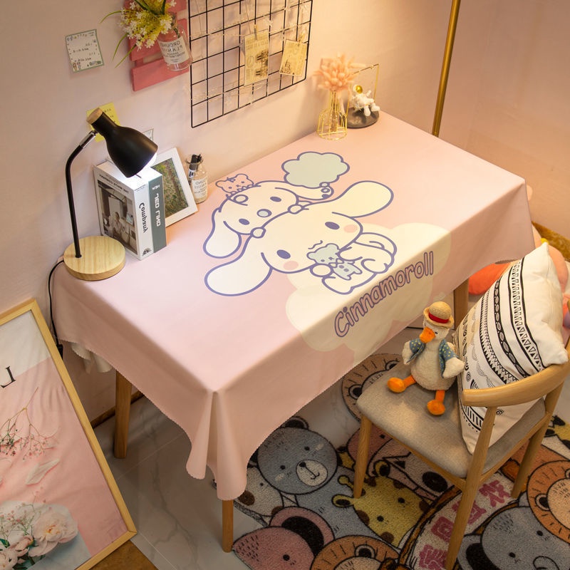 Multi-size Cartoon Cinnamoroll Printed Waterproof Table Cover ...