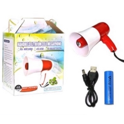 50 W Mini Handheld Rechargeable Megaphone | Shopee Philippines