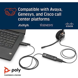 Poly Da85 USB-A/USB-C Quick Disconnect Qd Digital Adapter Plantronics ...