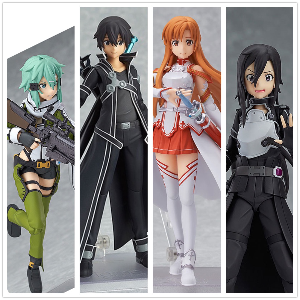 Sword Art Online Face-changing Kirito Asuna Sinon Change Face Action ...