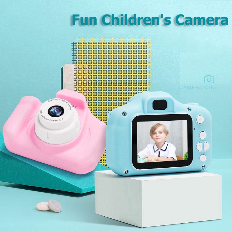 Children Digital Camera Kids Mini Camera Toy 1080p 2 Inch Large Screen ...