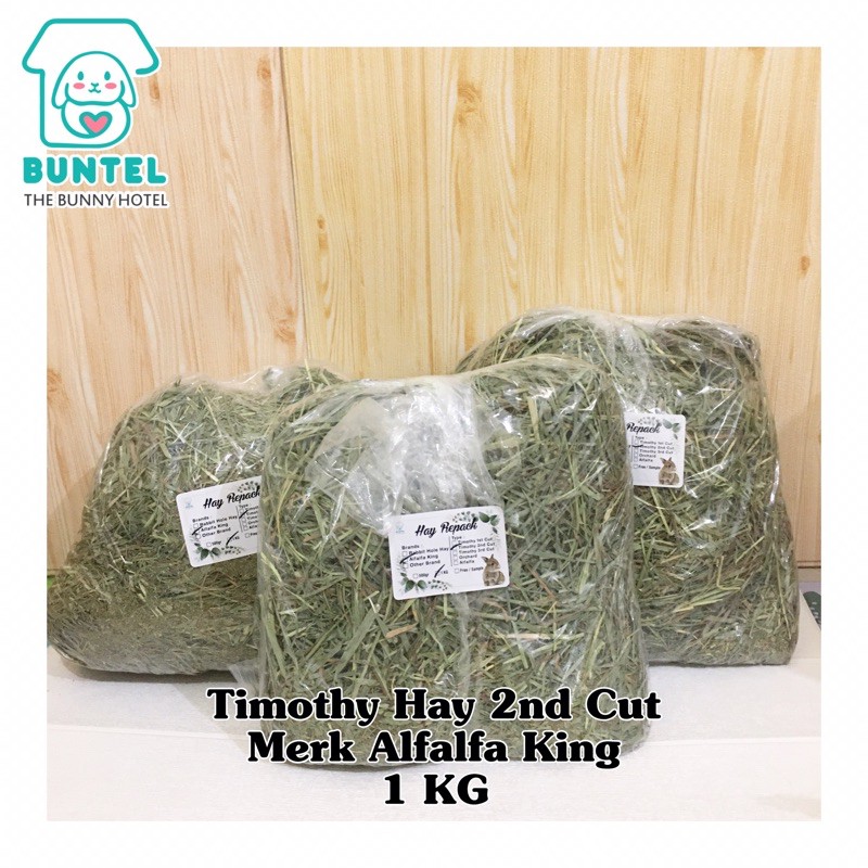 Timothy Hay 2nd Cut Alfalfa King AFK Repack 1kg | Rabbit Food hay Grass ...