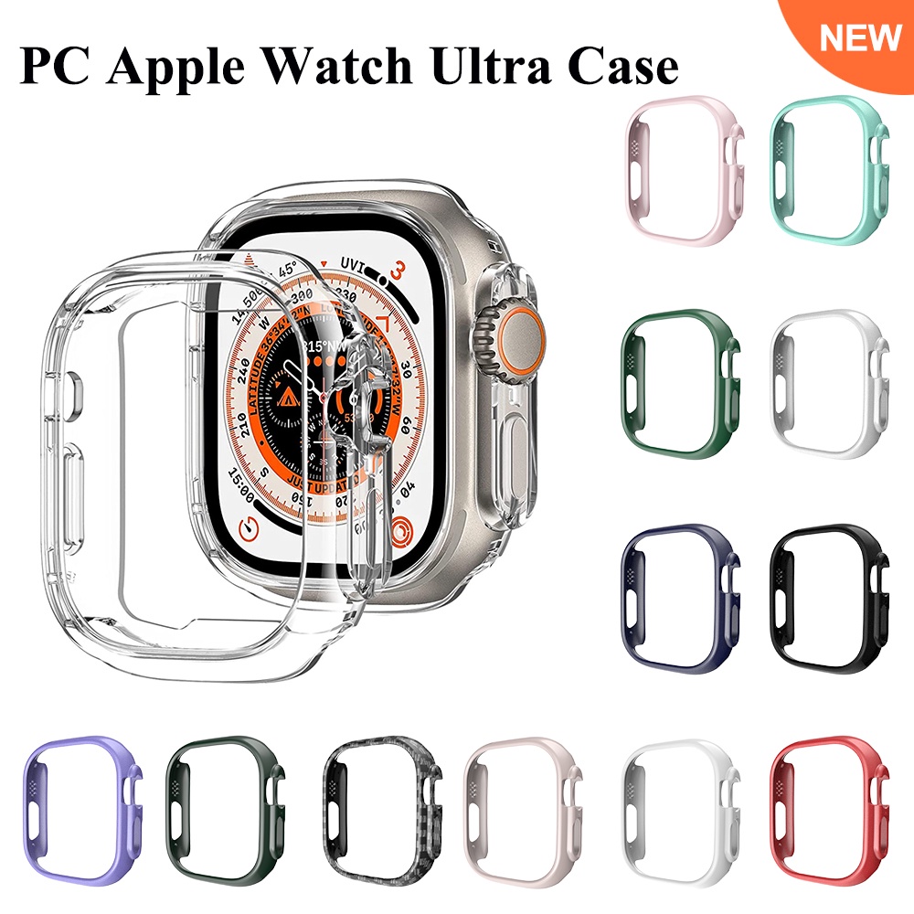 Hollow PC Case For IWatch Ultra 49mm Hard Bumper Iwatch Ultra Screen ...