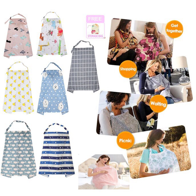 Baby breast feeding cover apron | Shopee Philippines
