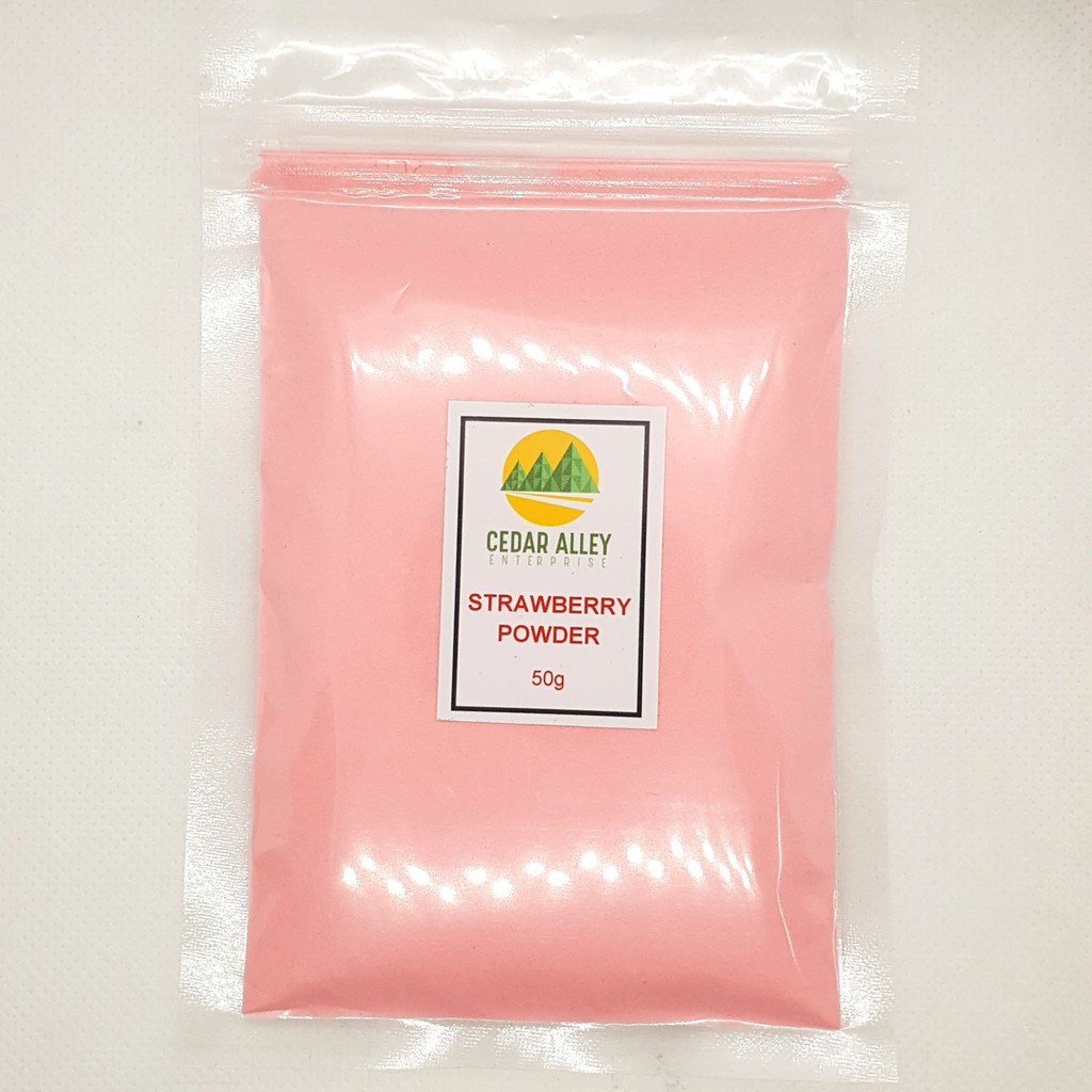 Strawberry Powder 50g | Shopee Philippines