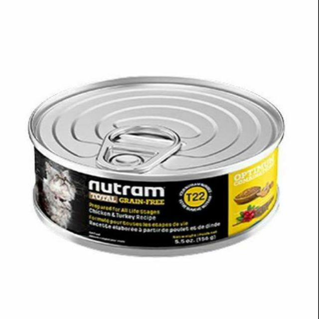 Nutram Total Grain-Free Chicken and Turkey Recipe Wet Cat Food | Shopee ...