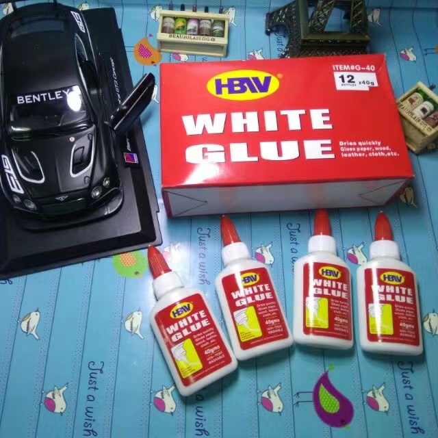 HBW WHITE GLUE 40GRAMS PER BOX PRICE FOR (12PCS) | Shopee Philippines