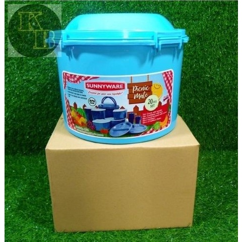 Sunnyware 20 in 1 Picnic Set with box#9822 | Shopee Philippines