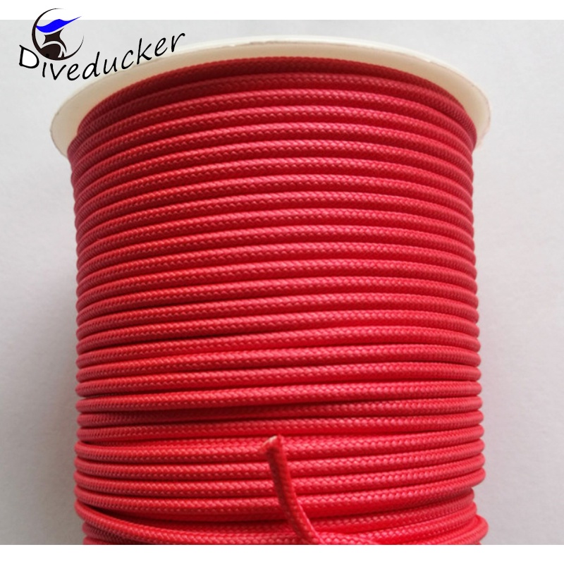 5meter 1.5MM White Red Yellow Blue Green Olive Color Spearfishing Line ...