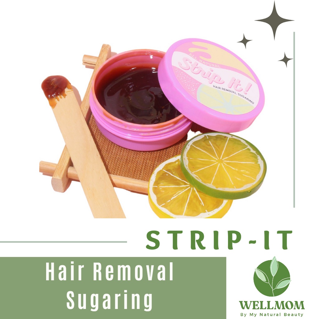 Strip It Hair Removal Sugaring Kit Sugar Wax Cold Wax Shopee Philippines