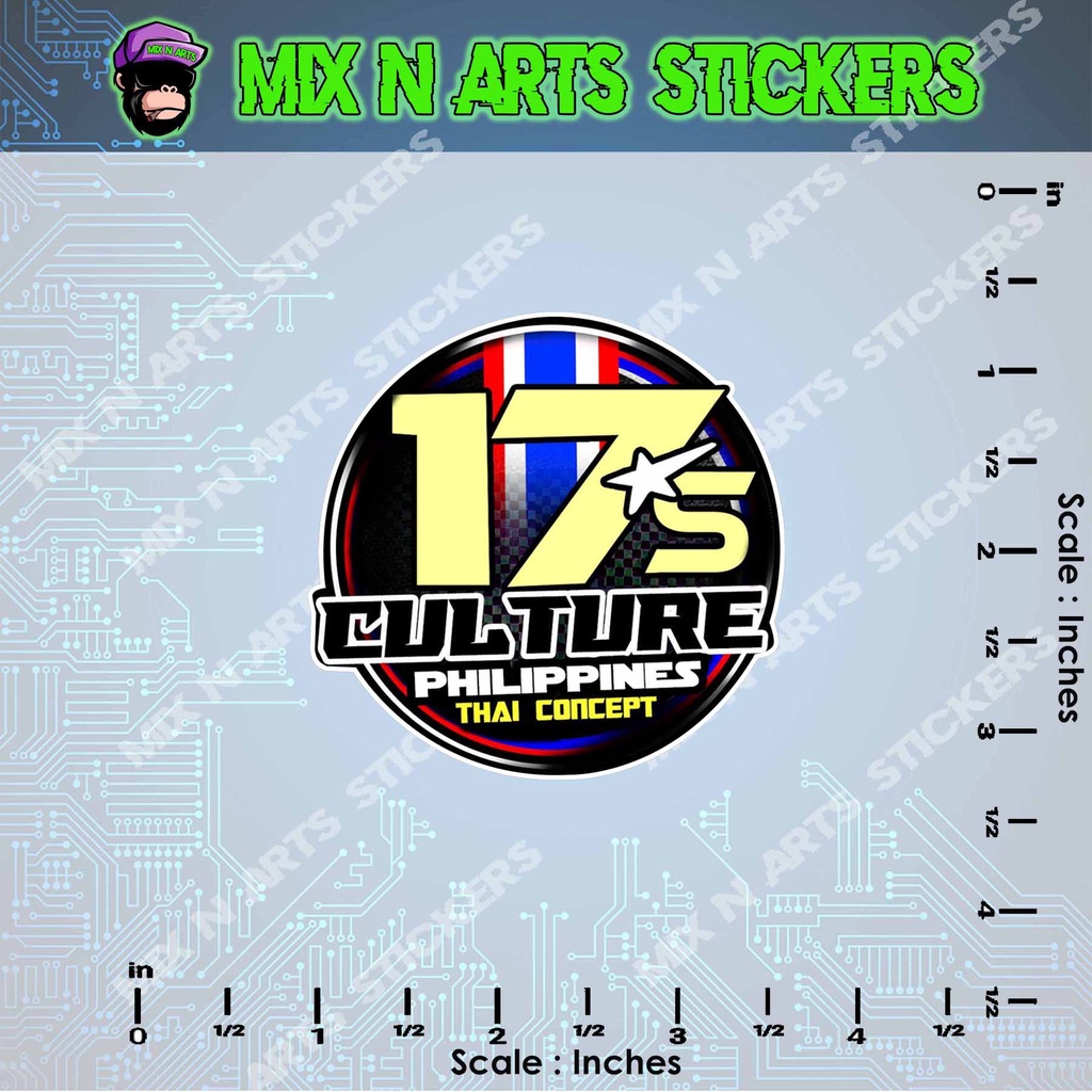 Run 17s Culture Raceware Nolimit Waterproof Vinyl Sticker for ...