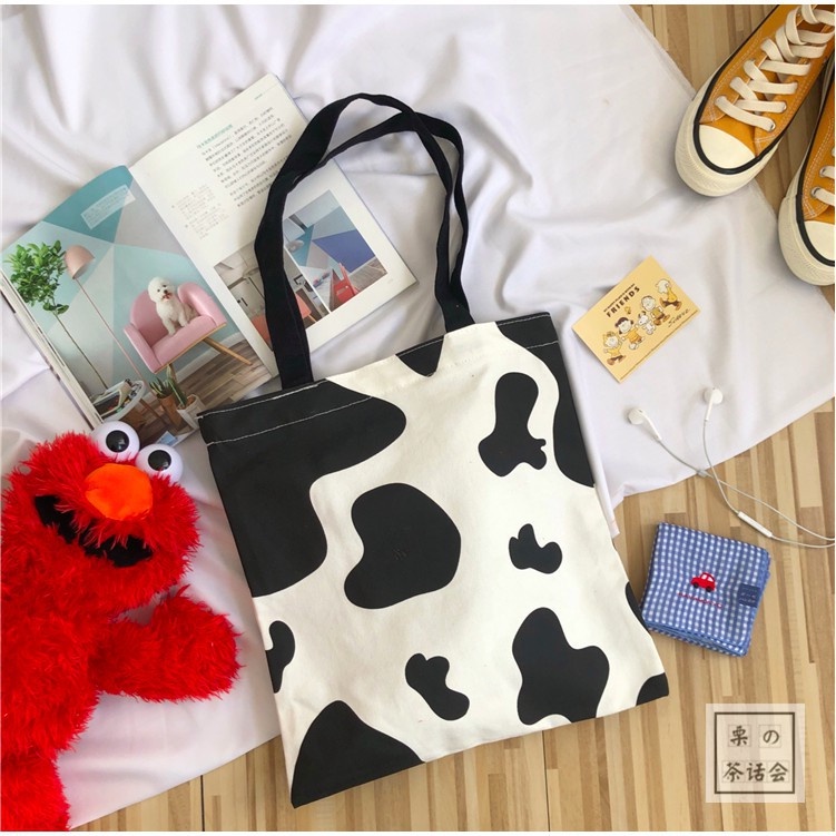 Stylish Cow Cow tote Bag tote Bag 3D Printed Fabric Cow 2 Pattern ...