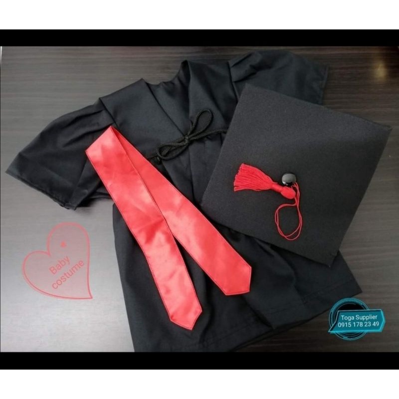 Baby costume Graduation Toga full set | Shopee Philippines