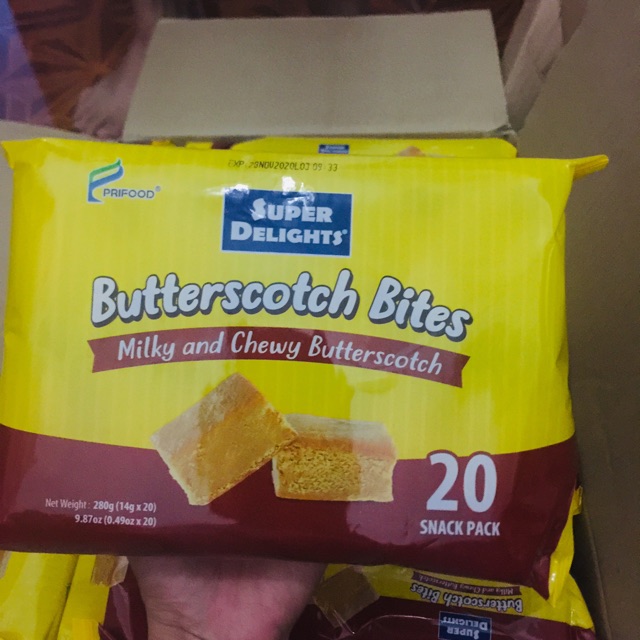 Super delights Butterscotch Bites(20 snack packs) | Shopee Philippines