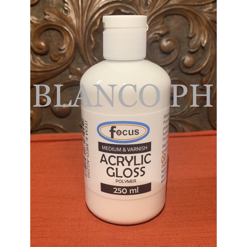 FOCUS Medium & Varnish (White Gesso / Modeling Paste / Varnish ...