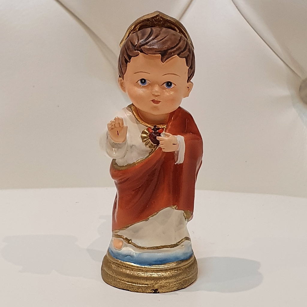 Bambini Chibi Mini Sacred Heart of Jesus Statue w/ Base (Jesus Christ ...