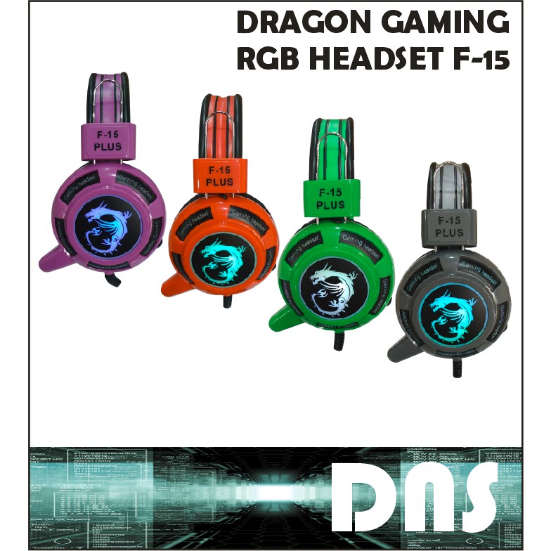 F-15 F15 (RGB) / F-05 F05 (NON RGB) Stereo Gaming Headset with ...