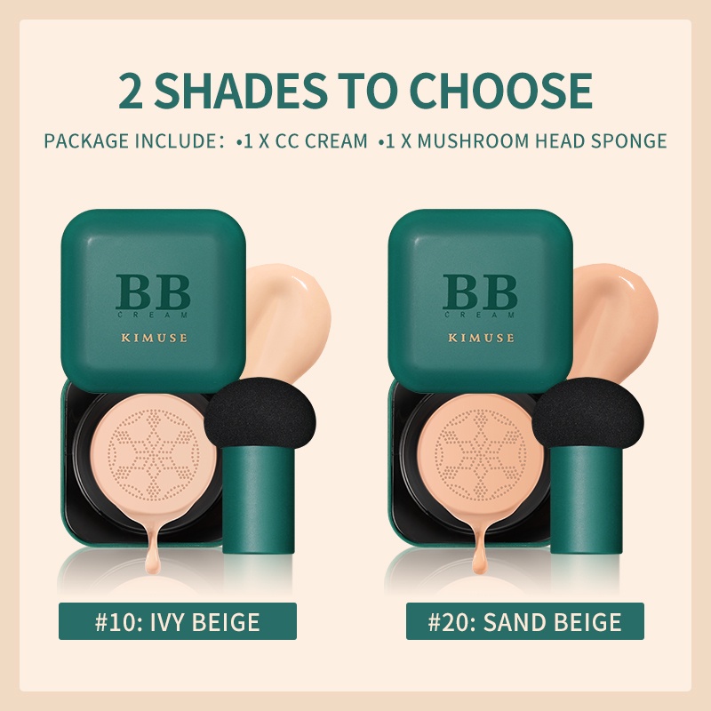 KIMUSE 3-IN-1 Cover Lasting Magic Cushion BB Cream Matte Skin Nourish ...