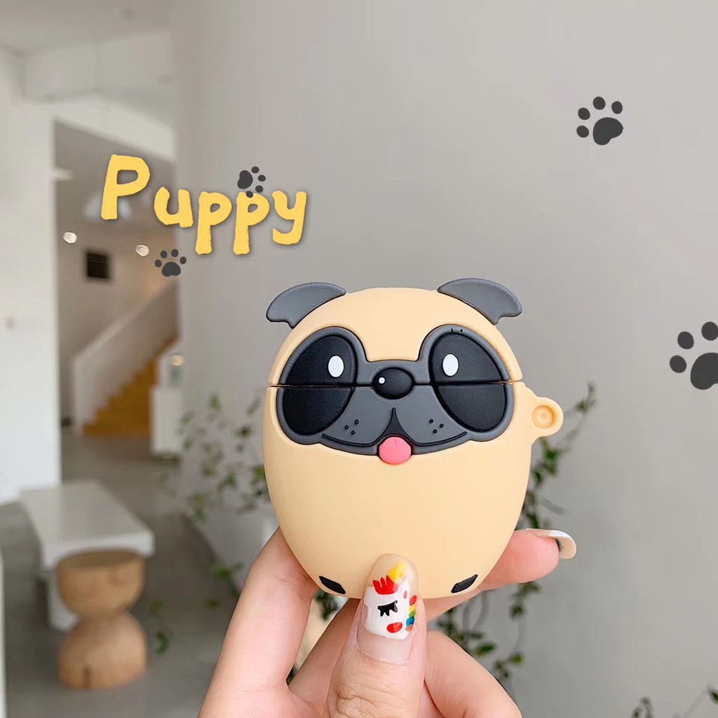 Pug Dog Cute case compatible for airpods gen 2 1 pro wireless earphone ...