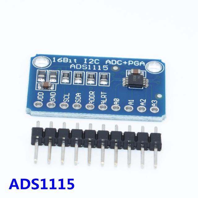 16 Bit I2C ADS1115 Module ADC 4 channel with Pro Gain Amplifier RPi ...