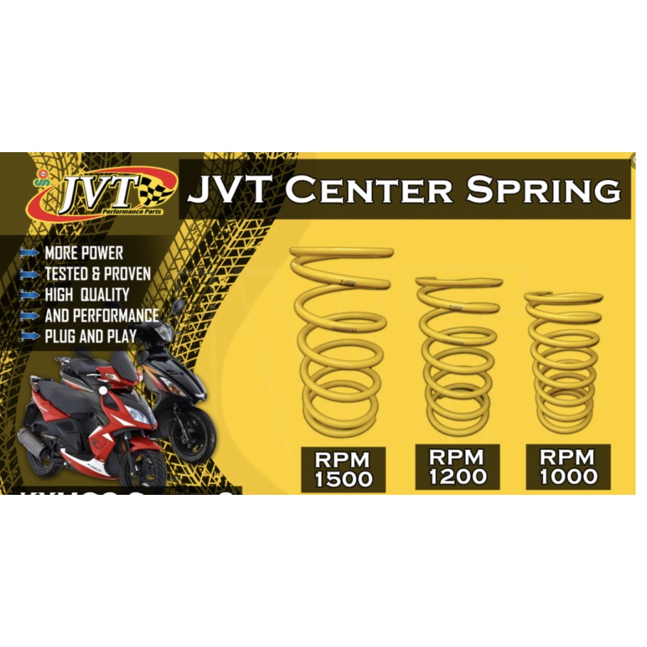JVT Center Spring 1000rpm/1200rpm/1500rpm (Mio, Mioi125, Click/Gy6 ...