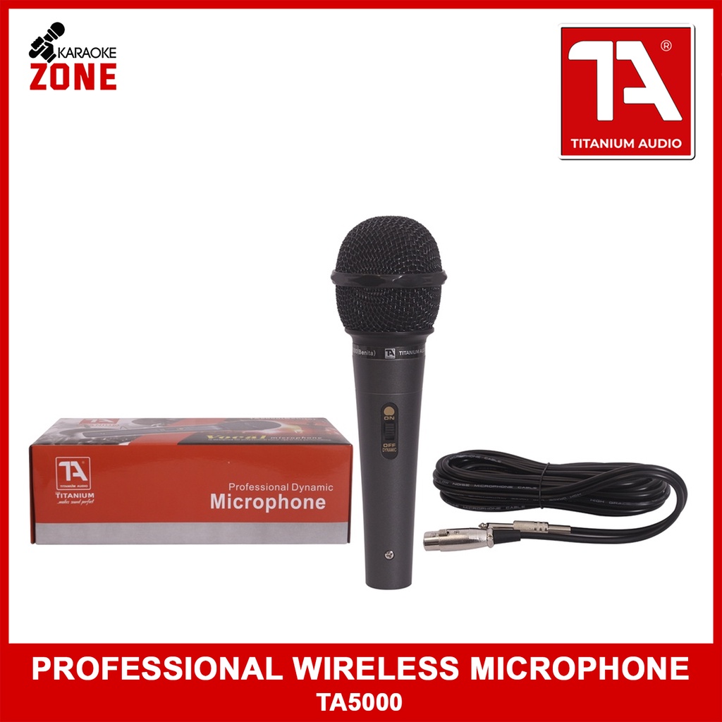 Titanium Audio TA 5000 Professional Wired Microphone | Shopee Philippines