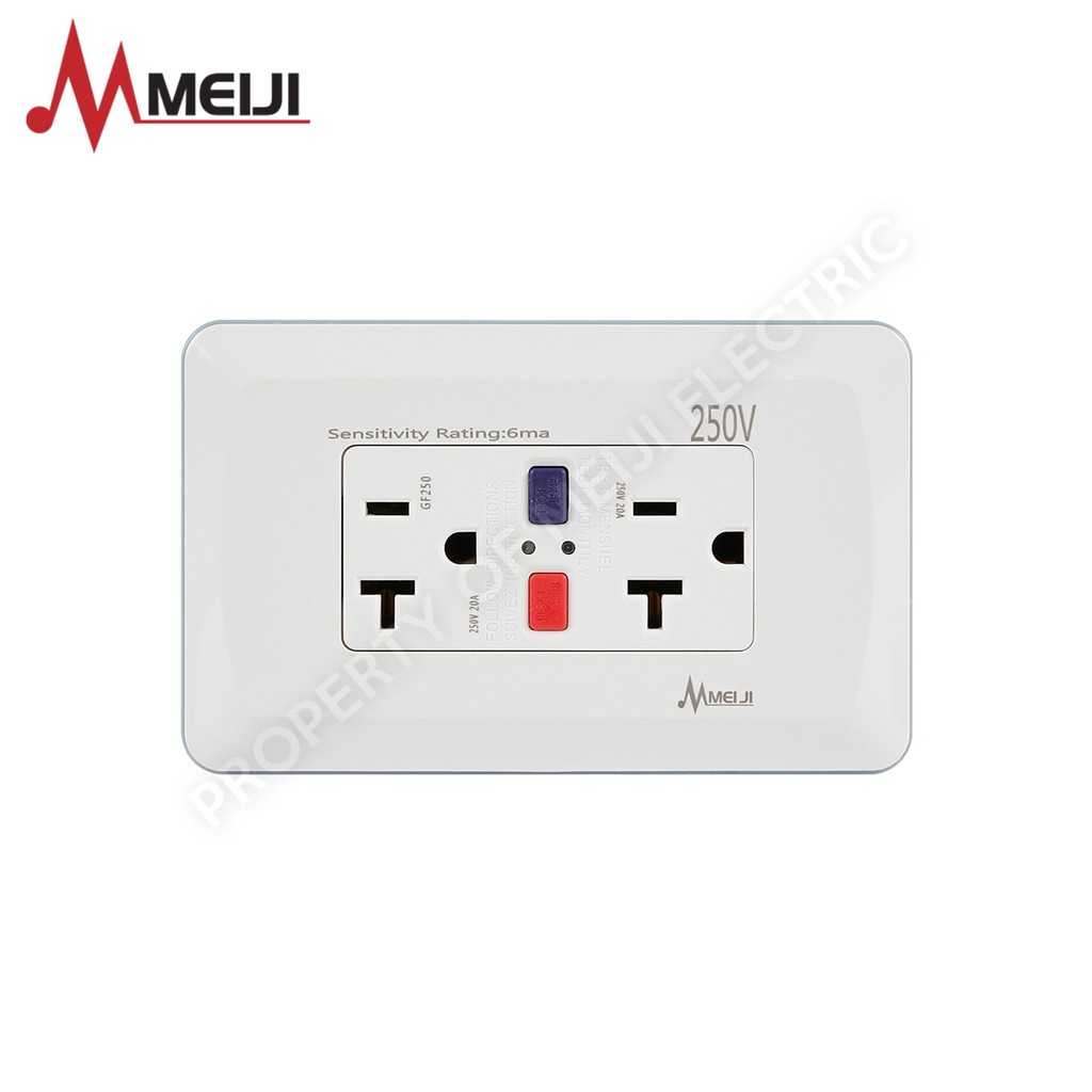 GFCI Ground Fault Circuit Interrupter [Meiji GFCI Duplex Convenience ... GFCI Ground Fault Circuit Interrupter [Meiji GFCI Duplex Convenience ...