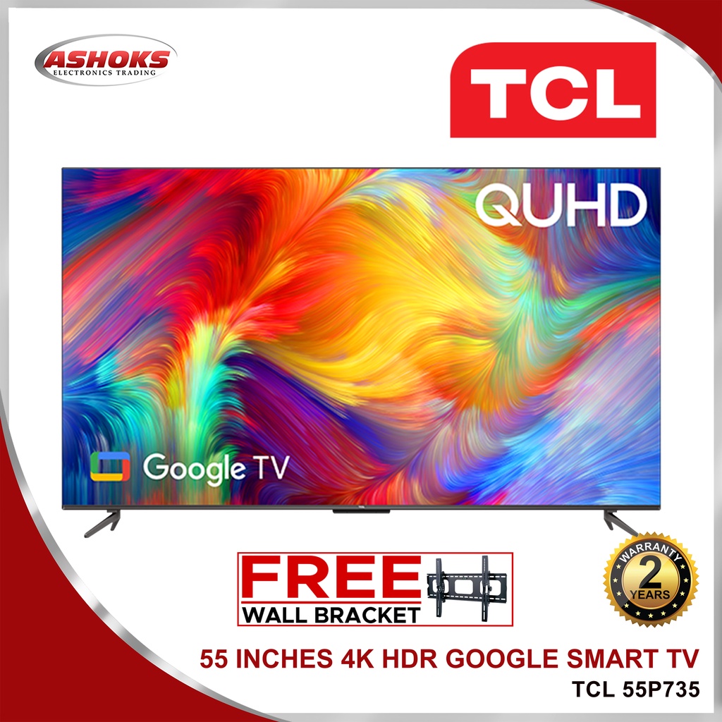 TCL 55P735 4K HDR Google TV / Smart Android TV /Google Assistant ...