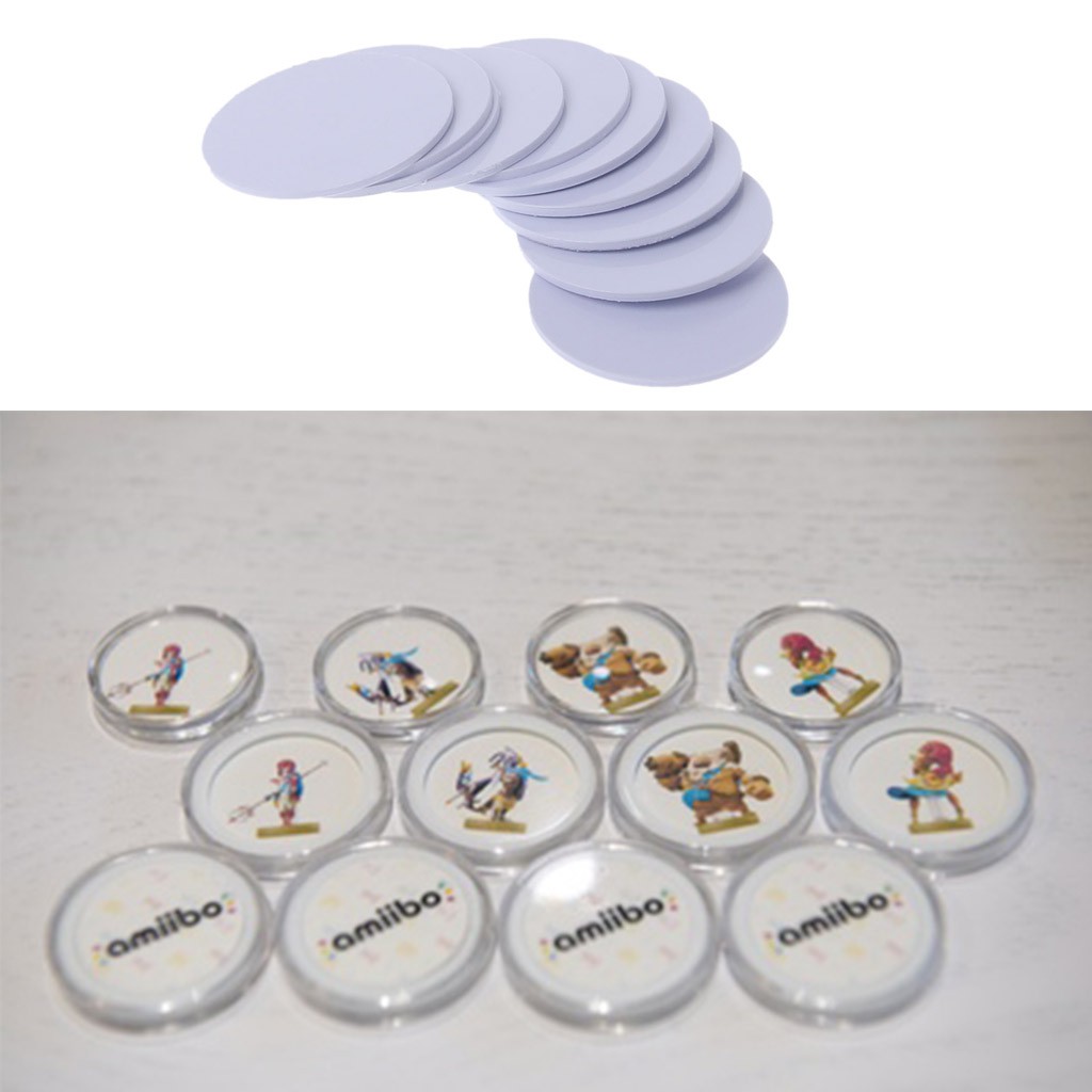 10PCS Ntag215 NFC Tags Sticker Phone Available Adhesive Labels RFID Tag ...