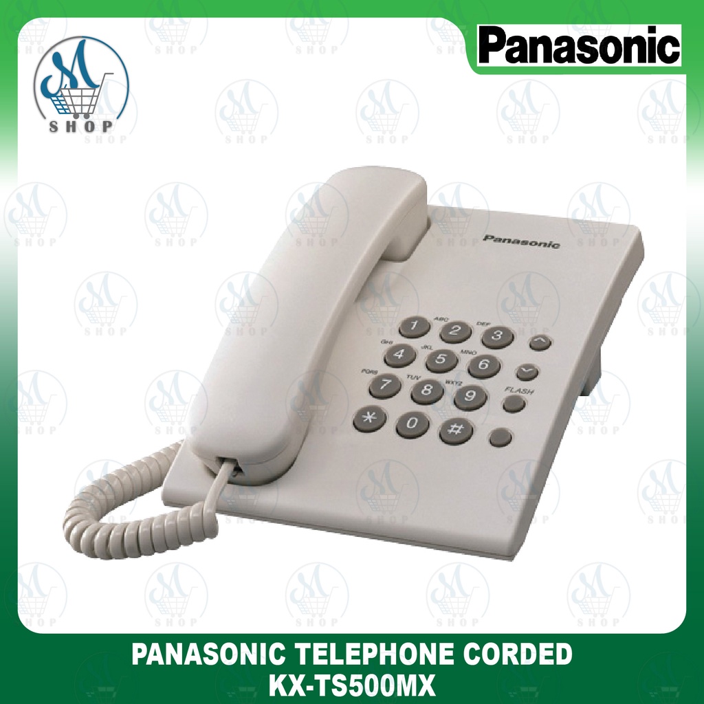 PANASONIC KX-TS500MX CORDED TELEPHONE | Shopee Philippines