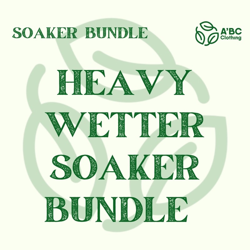 ABC HEAVY WETTER CLOTH DIAPER SOAKER BUNDLE | Shopee Philippines