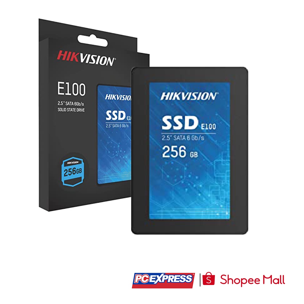 HIKVISION 256GB E100 SATA III 6GB/S 2.5" R/W=550/445 MB/S SOLID STATE ...