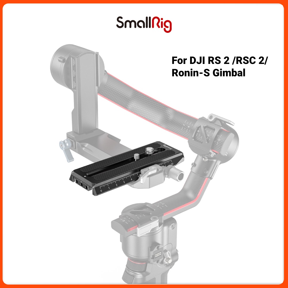 SmallRig Manfrotto Quick Release Plate for DJI RS 2/RSC 2/Ronin-S/RS 3 ...