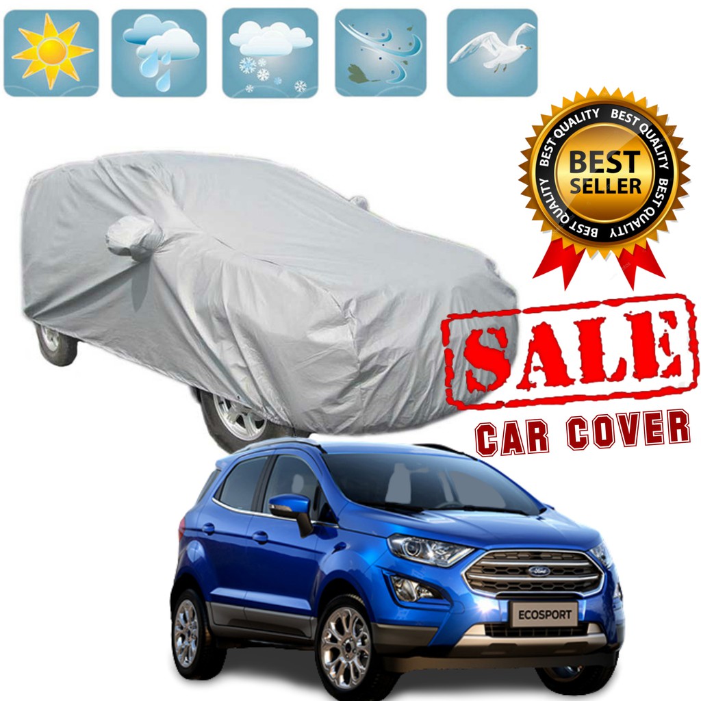 NYLON CAR COVER FOR FORD ECOSPORT FREE CHAMOIS TOWEL EASY TO FOLD ...