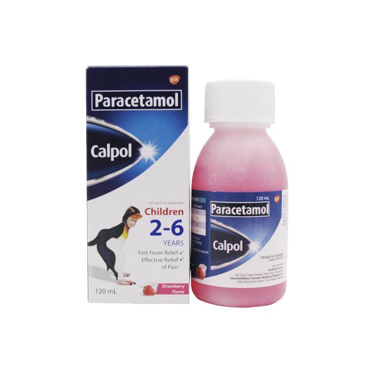 Calpol Children 2-6 Years 120mg / 5ml Strawberry 120mL Syrup | Shopee ...