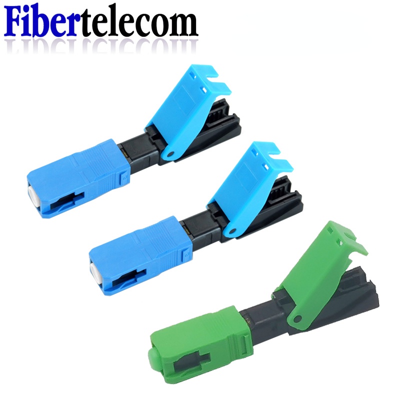 FTTH SC UPC Optical fibe quick connector SC FTTH Fiber Optic Fast Connector Embedded High ...