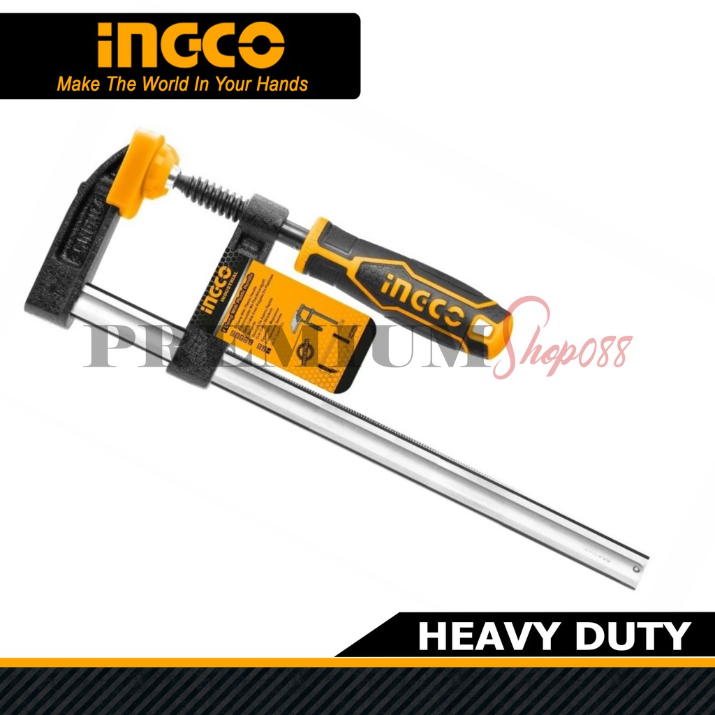 Ingco F Clamp 6" 8" 10" 150 200 250 150mm 200mm 250mm with Handle ...