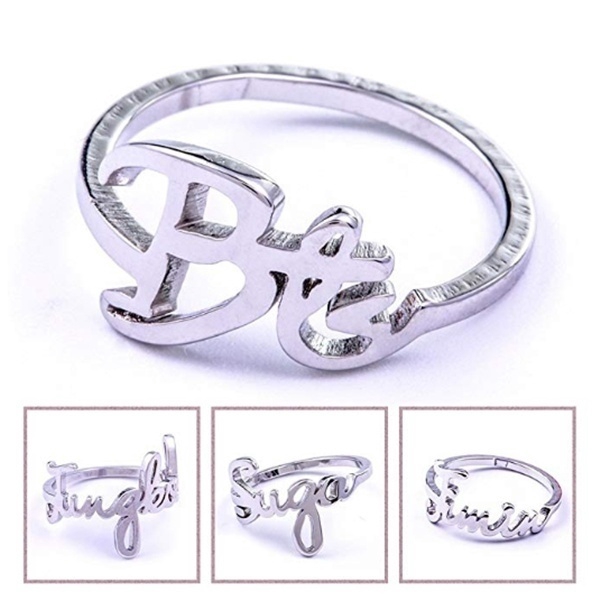 KPOP BTS Jung Kook Finger Letter Ring Bangtan Boys Jimin JIN V SUGA ...