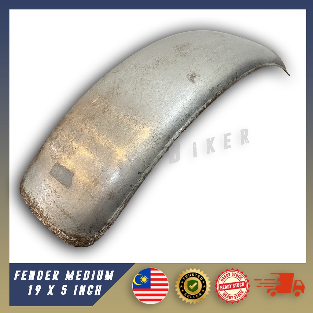 Fender Medium 19" x 5.5" Rear Custom Universal Cafe Racer Bobber ...