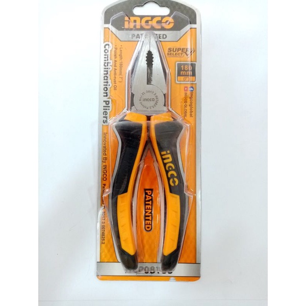 HCP08188 Ingco Combination Pliers 7" | Shopee Philippines