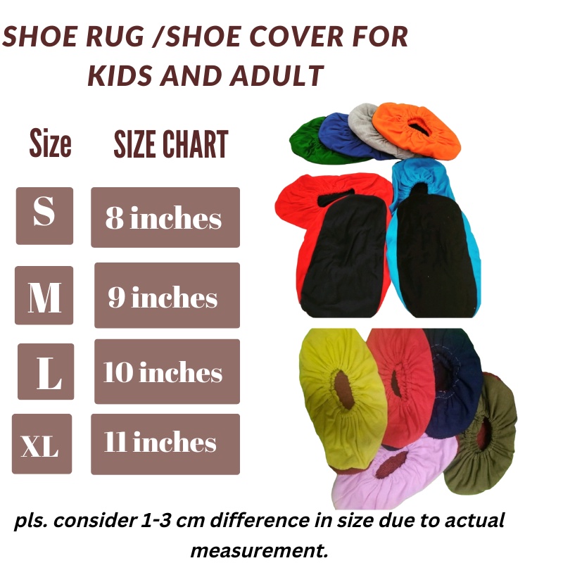QUALITY SHOE RUG | SHOE COVER FOR KIDS & ADULT | Shopee Philippines